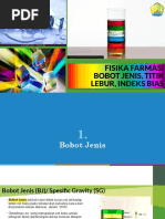 Penentuan Bobot Jenis Zat | PDF