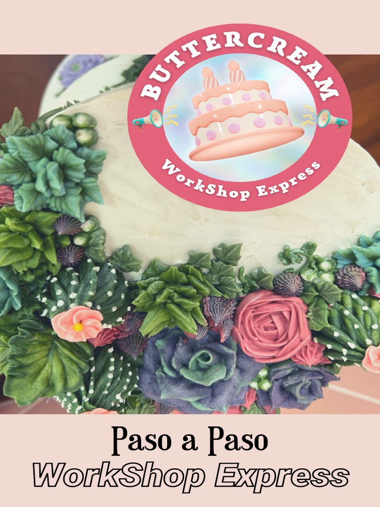 Paso A Paso - WorkShop Express Especial ButterCream | PDF | Chocolate | Alimentos