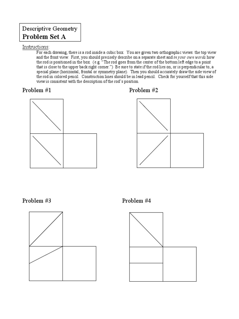 Visualizing Rod Orientations And Drawing Missing Views From