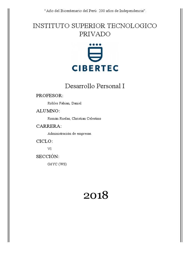 Caratula Cibertec | PDF
