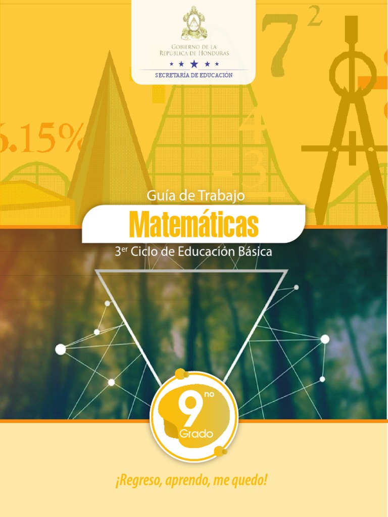 2022 - Libro de Texto Matematicas - 9no - Grado | PDF