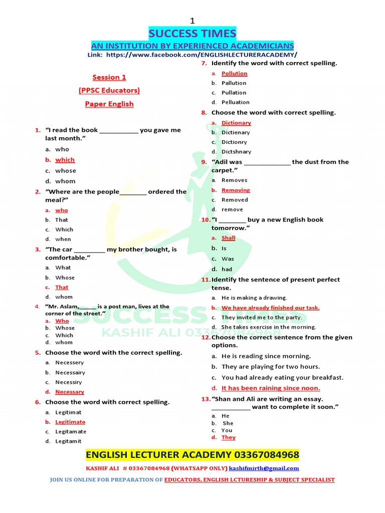 Eng 1 Educators | PDF | Lecturer