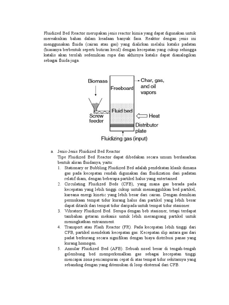 Jenis-Jenis Reaktor Fluidisasi | PDF | Sains & Matematika | Teknologi ...