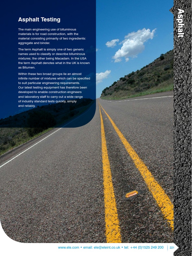 Part 6 - Asphalt Testing | PDF | Asphalt | Power Supply