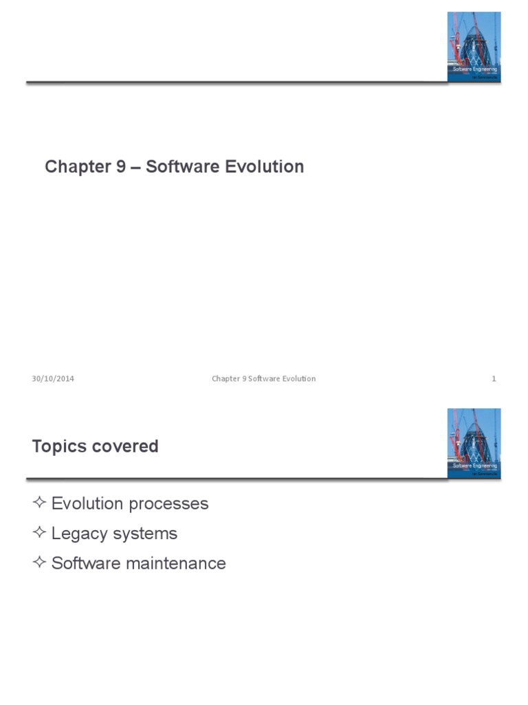 Ch9 Evolution | Download Free PDF | Software | Software Engineering