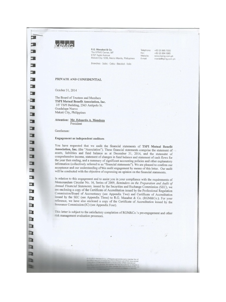 Letter of Engagement | PDF