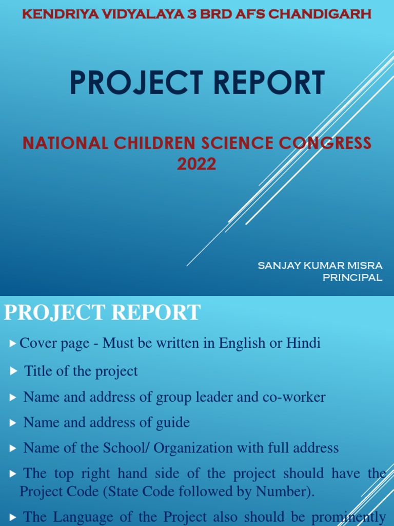 National Children Science Congress Report | PDF | Statistics | Data