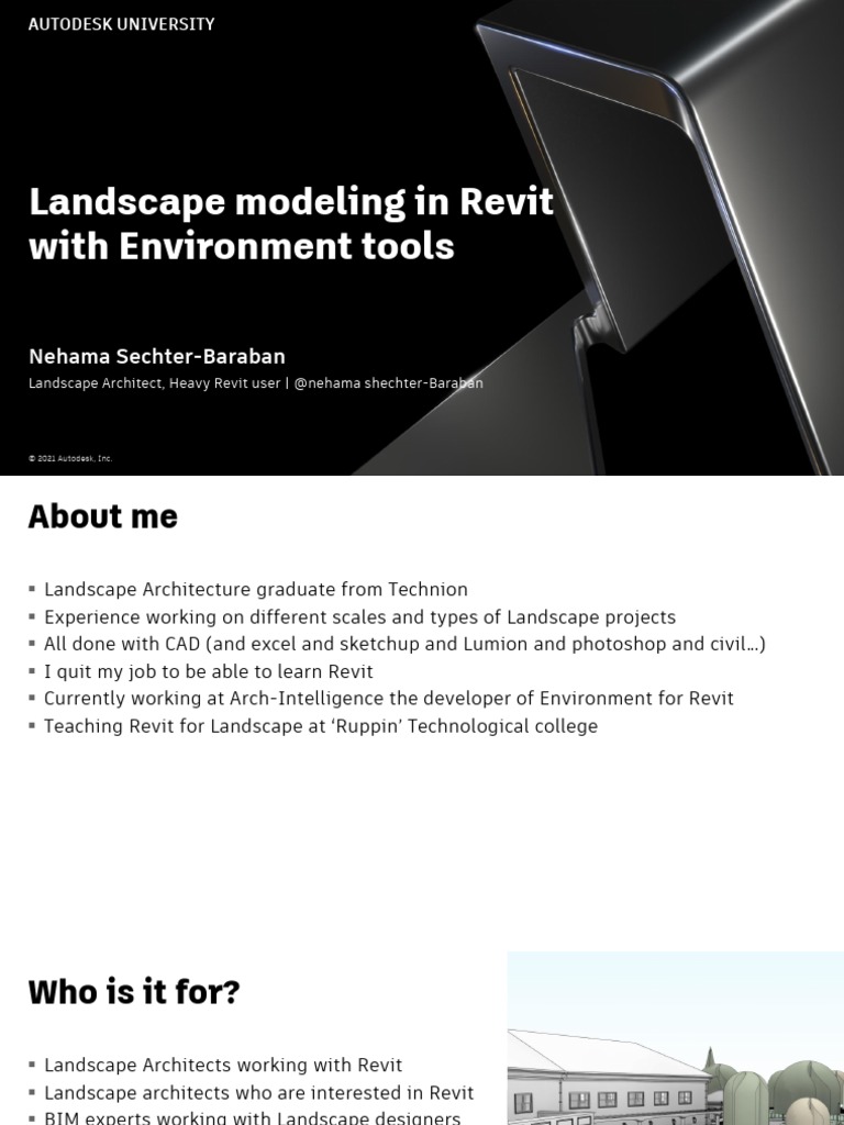 Landscape Modeling in Revit With Environment Tools | PDF | Autodesk Revit | Design