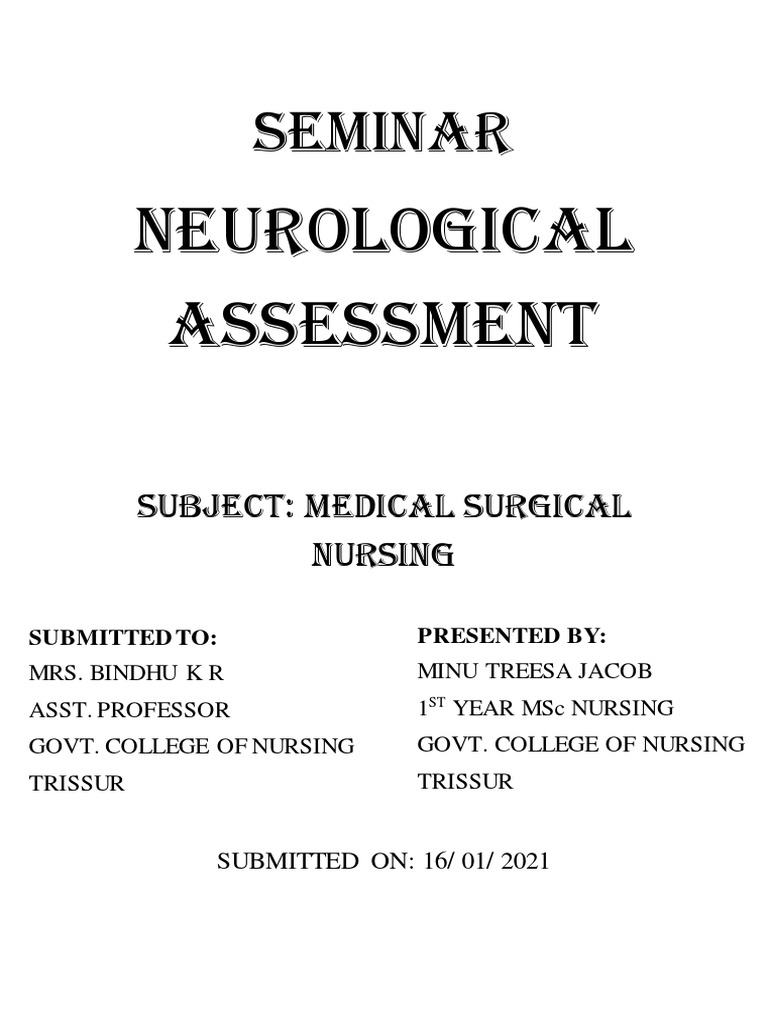 Neurological Assessment | PDF | Anatomical Terms Of Motion | Human Leg