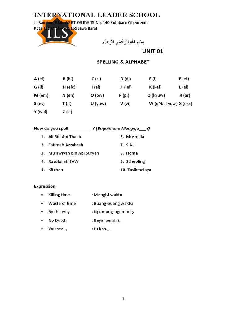 Modul Speaking 1 | PDF