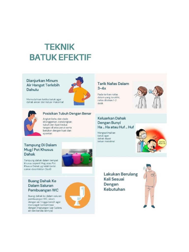 Leaflet Batuk Efektif Mentahan | PDF