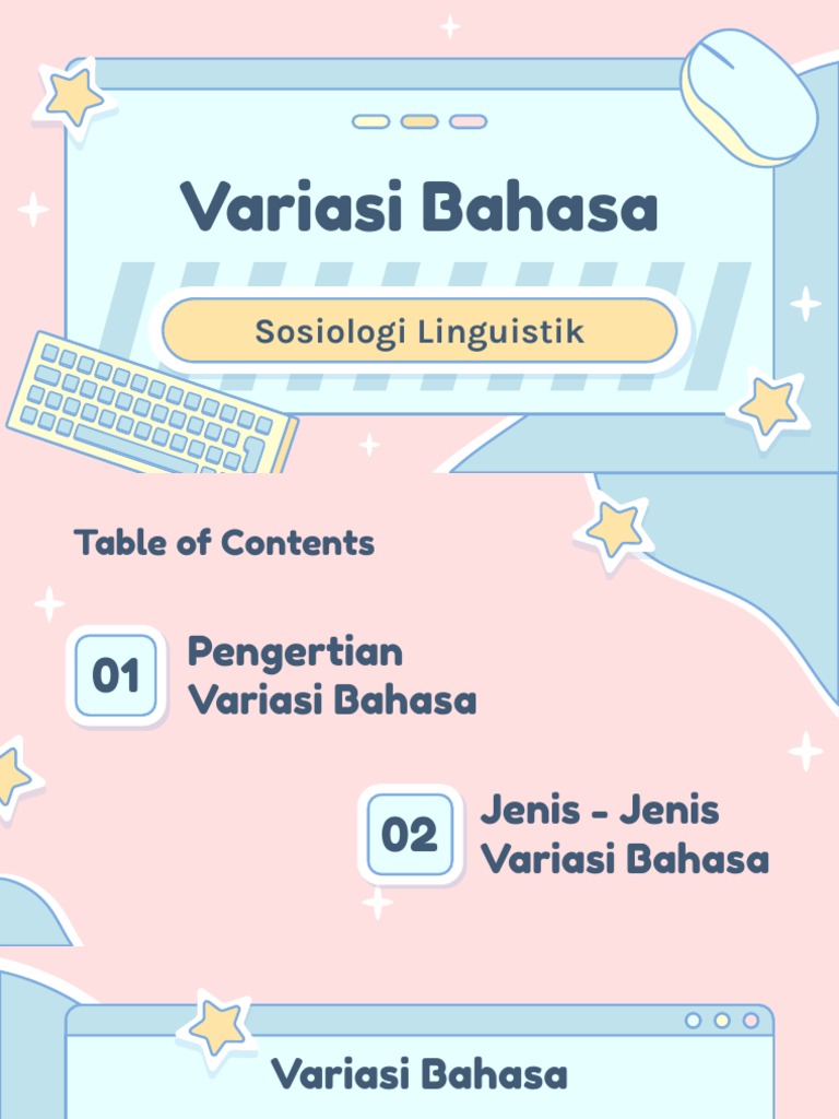 Ragam dan Variasi Bahasa | PDF
