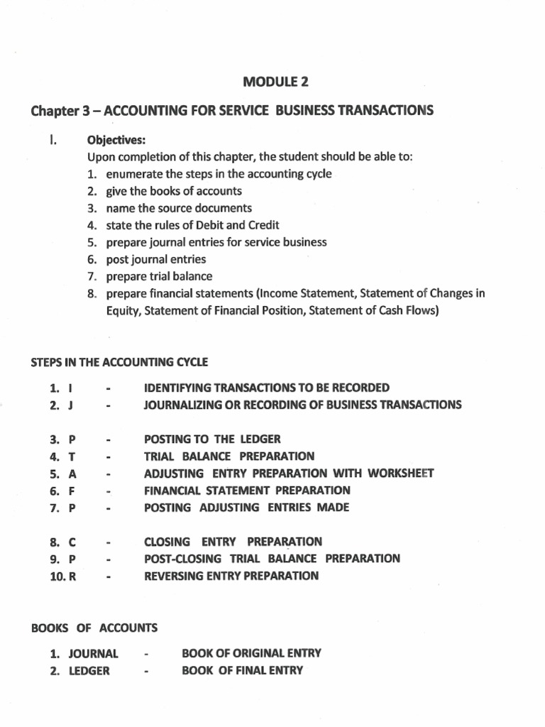 ACCTG1 Chapter 3 | PDF