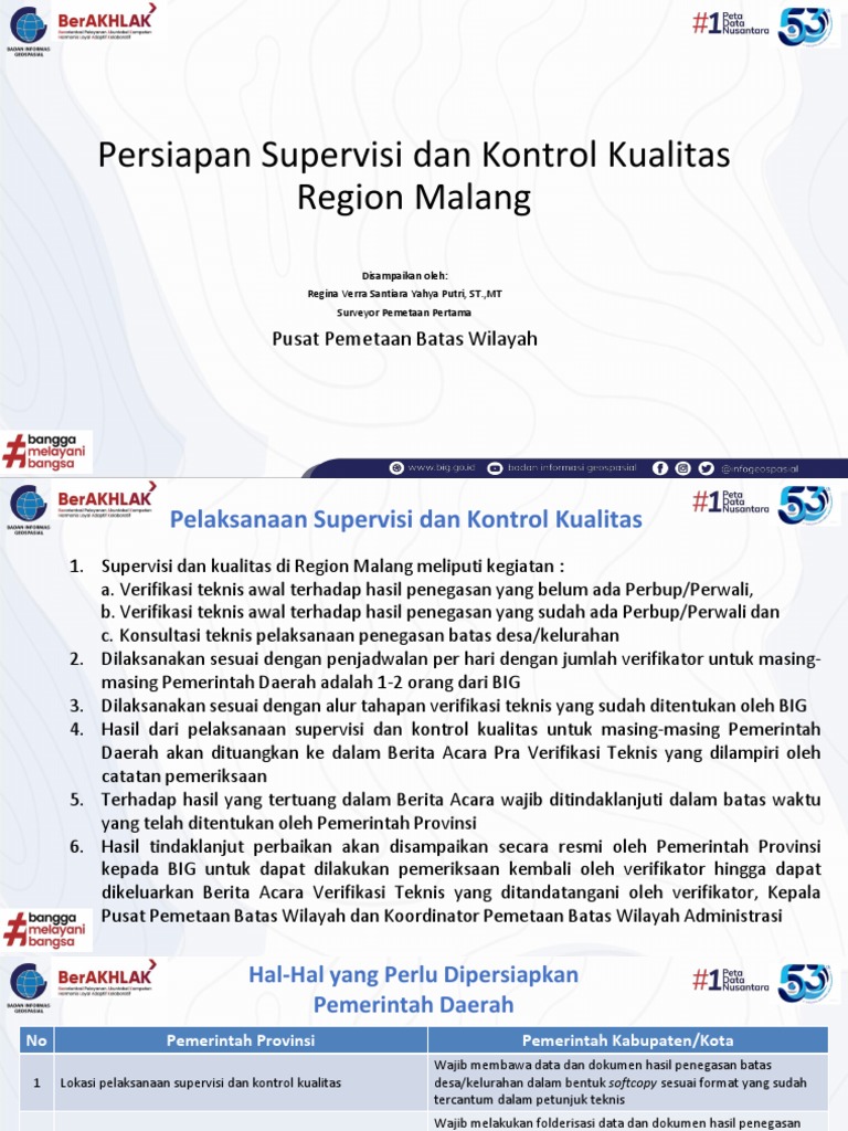Persiapan SPV Dan QC Region Malang-06102022 | PDF