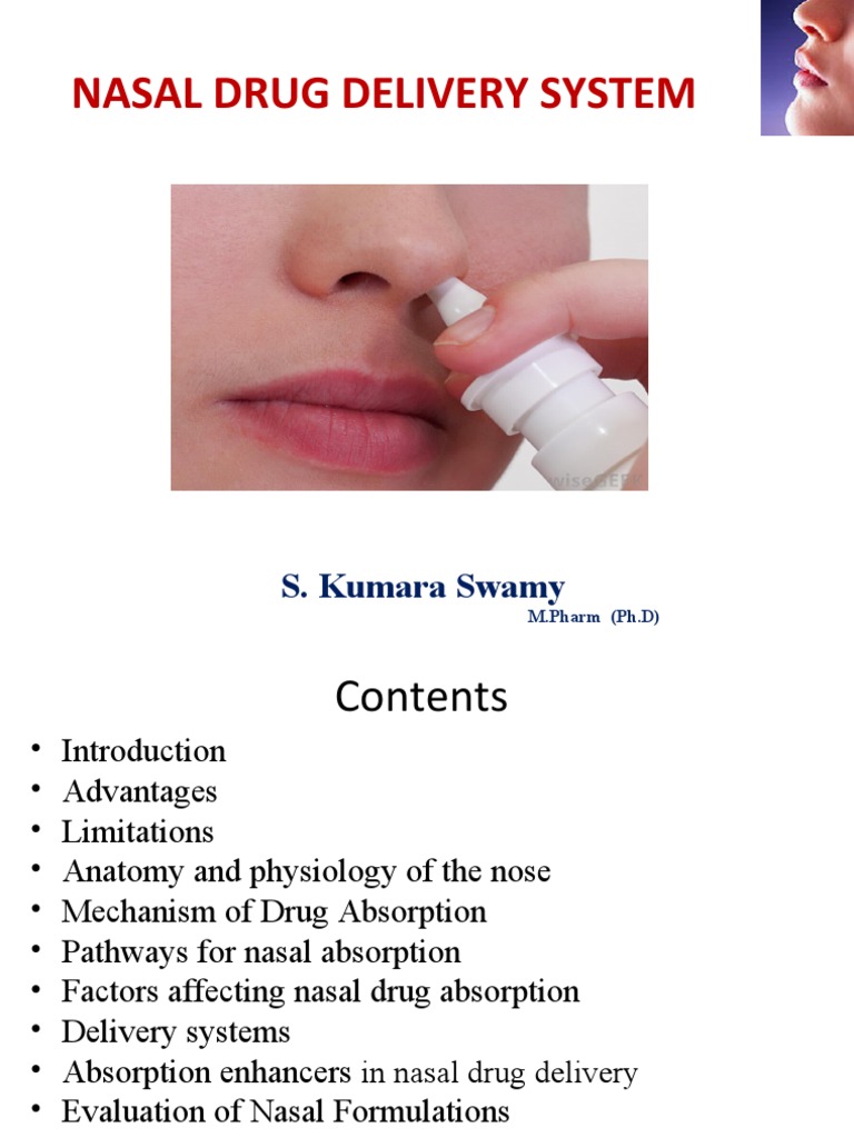 Nasal Drug Delivery System | PDF