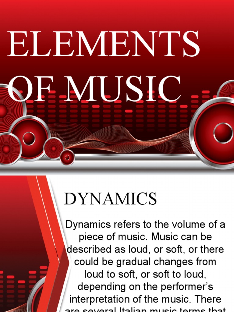 Elements of Music | PDF | Harmony | Elements Of Music