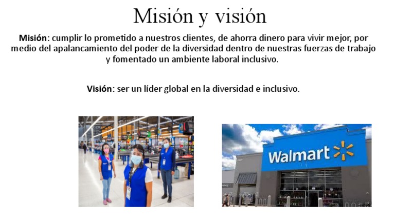 Misión y Visión Walmart | PDF