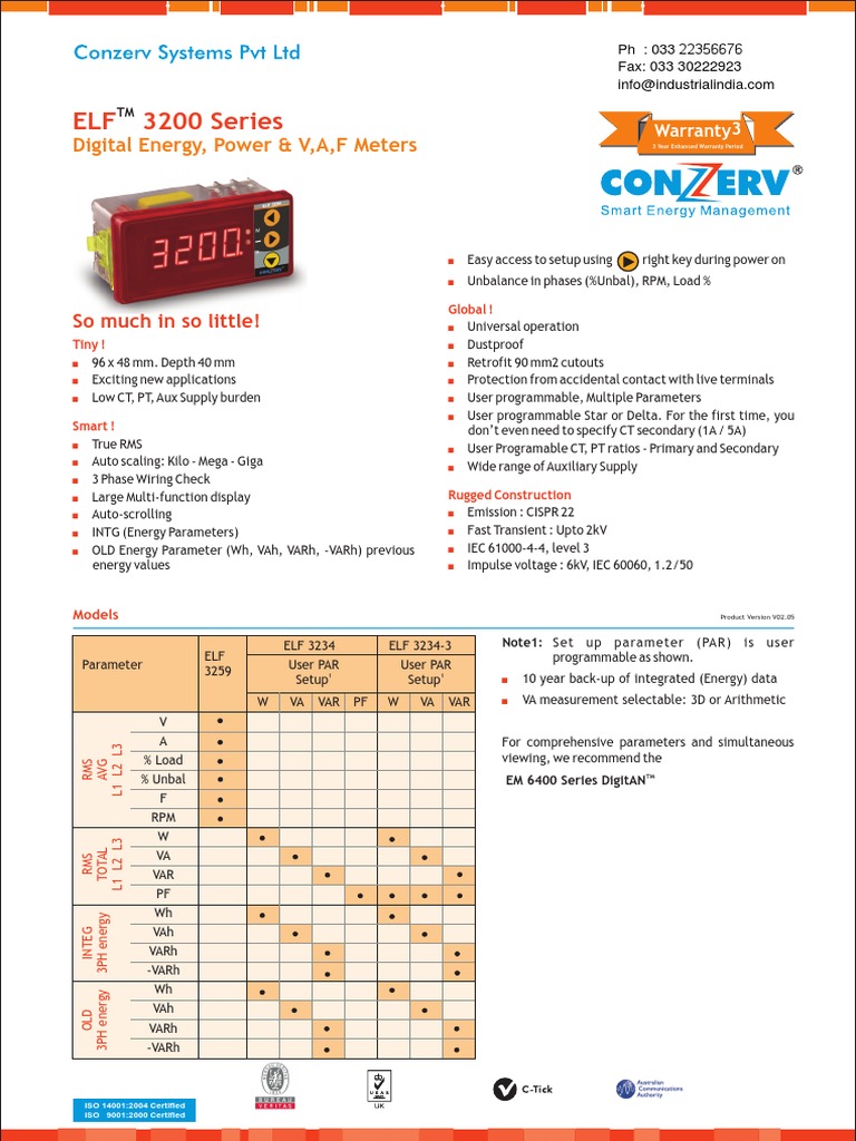 ELF 3234 ELF 3234 3 Conzerv | PDF | Electrical Engineering ...