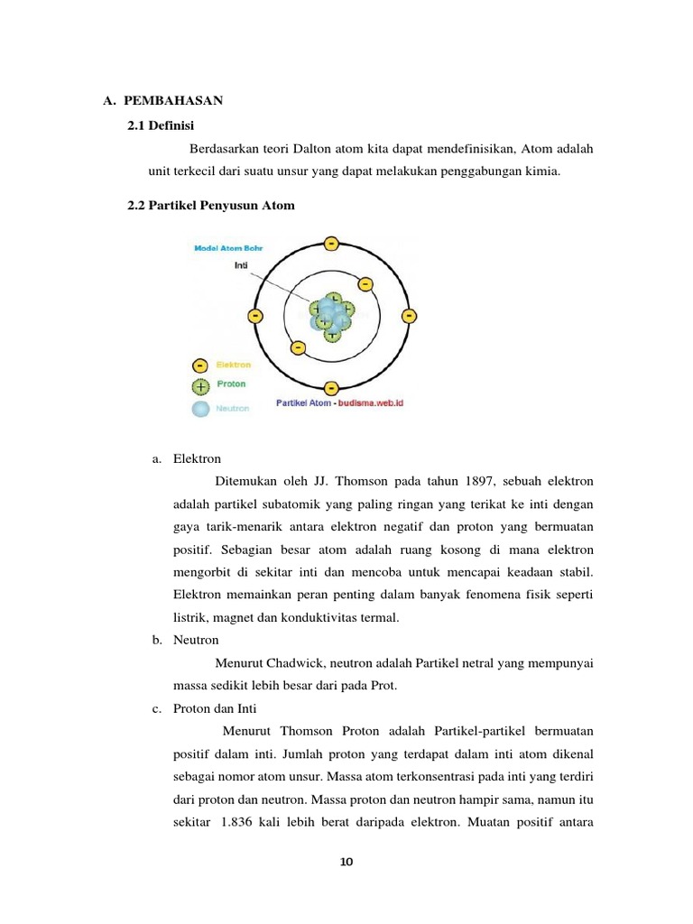 2 Struktur Atom | PDF | Sains & Matematika