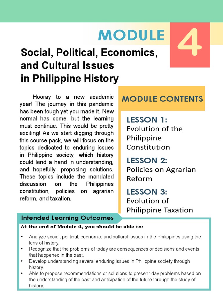 GE 3 Phil-His Finals-Module | PDF | Taxes | Philippines