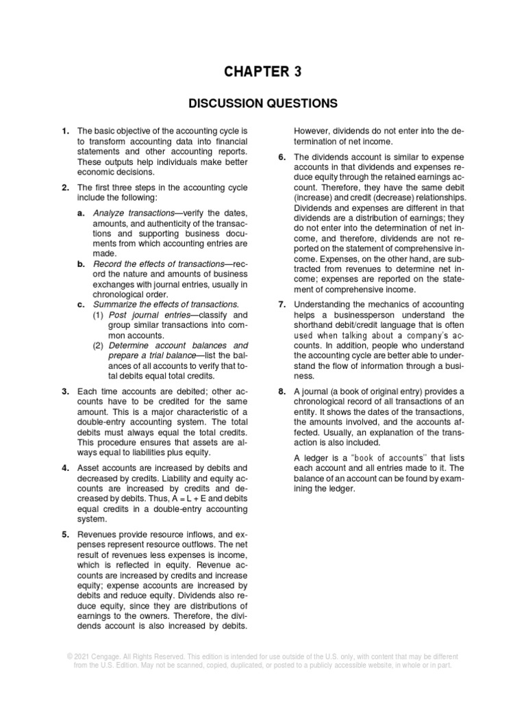 Chapter 3 - 211031 - 213637 | PDF | Debits And Credits | Equity (Finance)