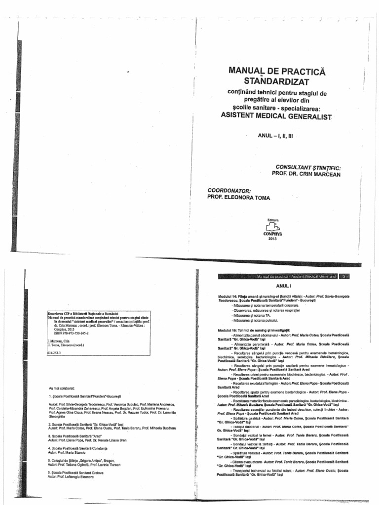 Manual de Practica Standardizat | PDF