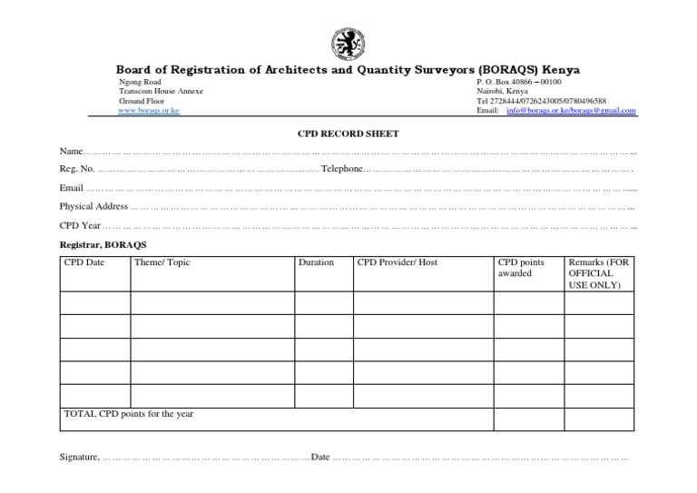 CPD Record Sheet | PDF | Computers | Technology & Engineering