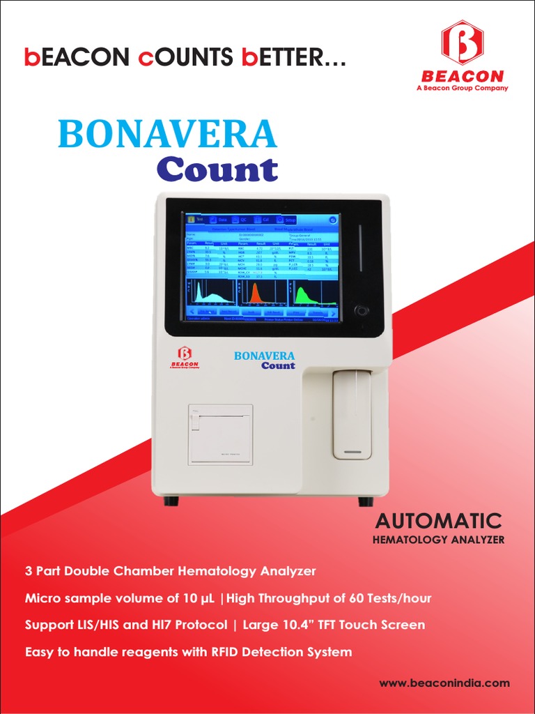 Bonavera Hematology Analyzer Specs | PDF | Electrical Engineering ...