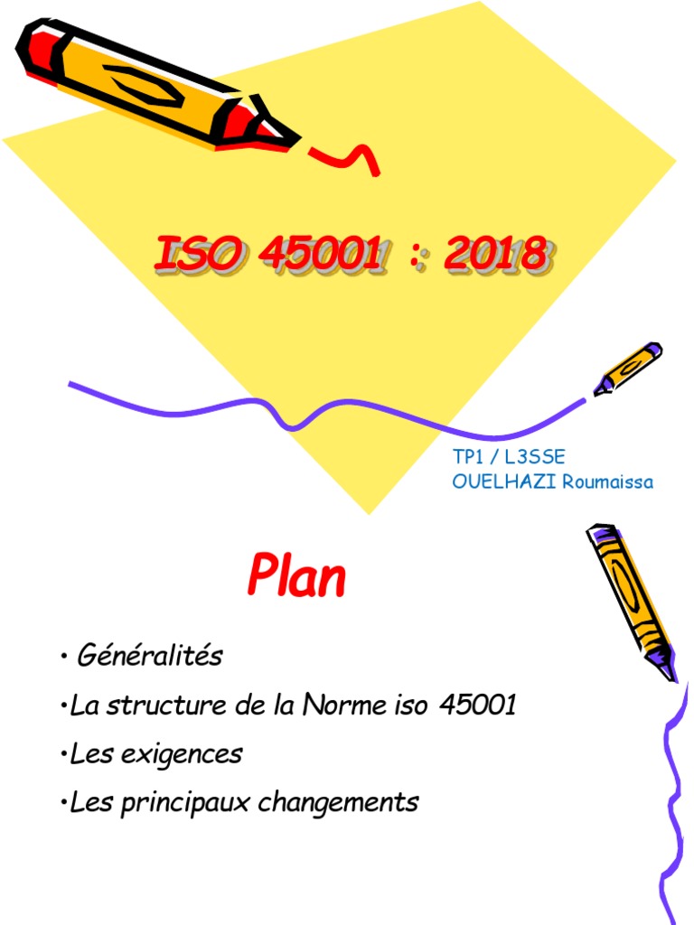 Structure de la norme ISO 45001:2018 | PDF | Planification | Risque