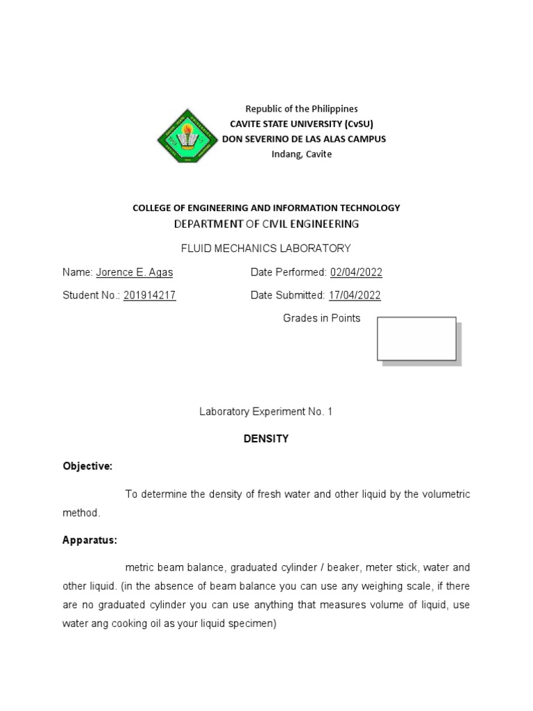 Sec 3-2 Laboratory Exercise 1 | PDF
