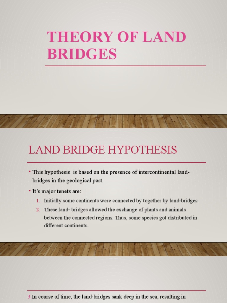 Theory of Land-Bridges | PDF | Science & Mathematics