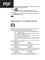 Diss Lesson 1 (Nature and Function of Social Science Disciplines) | PDF ...