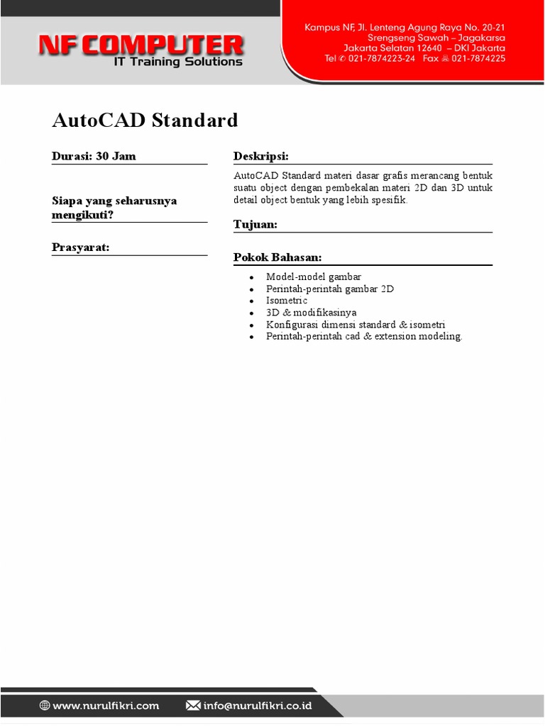 AutoCAD Standard | PDF | Seni | Teknologi & Rekayasa