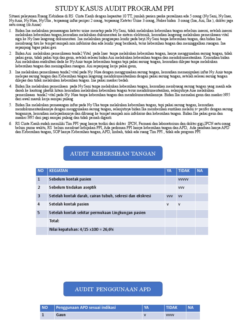 Ipcd Form Audit Program Ppi Dan Study Kasus | PDF