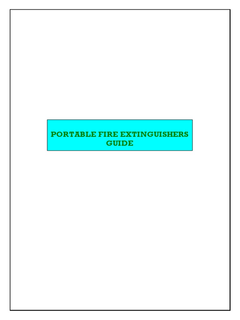 EN3 Fire Extinguisher Standards Guide | PDF | Fires | Chemistry