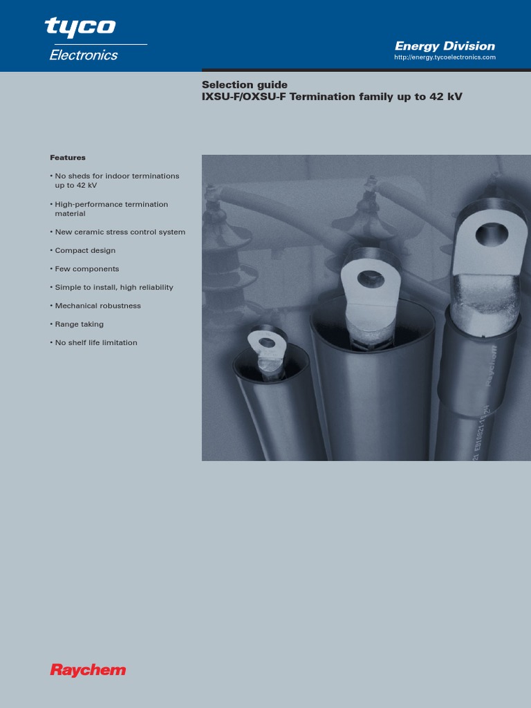 Termination Kit | PDF | Equipment | Manufactured Goods