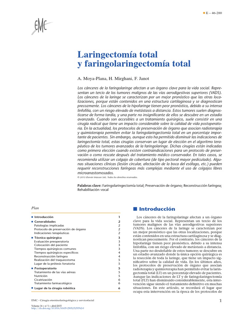 Laringectomia | PDF