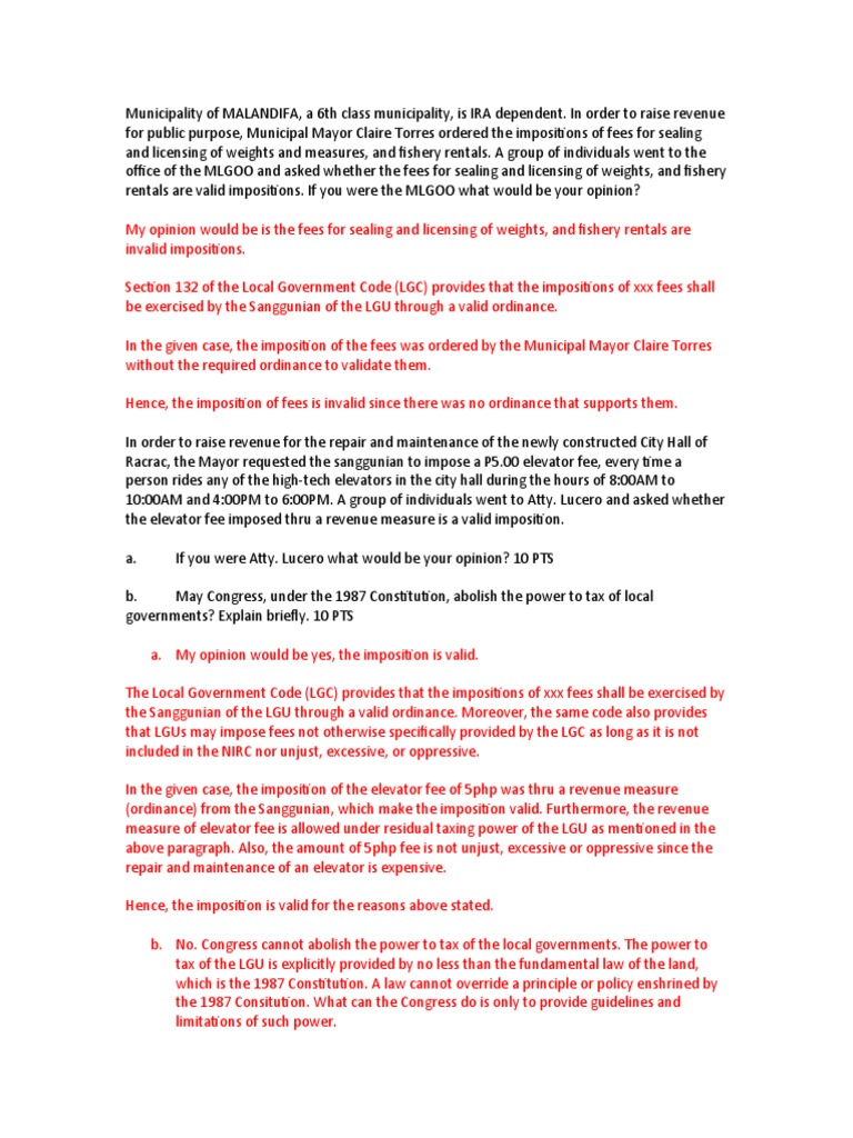 Quiz 9 Problems - With Answers | PDF | Taxes | Public Sphere