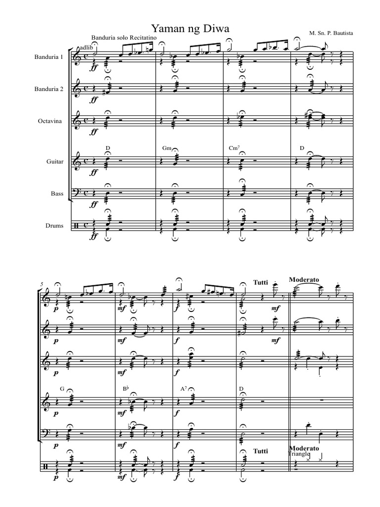 Yaman NG Diwa Full Score | PDF