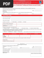 Zerodha Account Modification Form | PDF