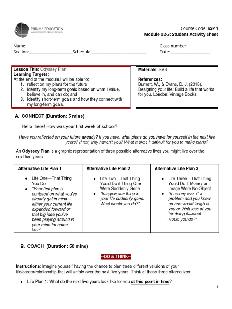 Session2 3 Odyssey Plan - Sas | PDF | Cognition | Cognitive Science