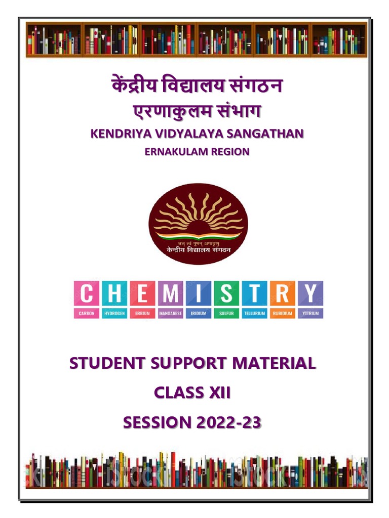 Chemistry Support Material Class XII | PDF | Osmosis | Solubility