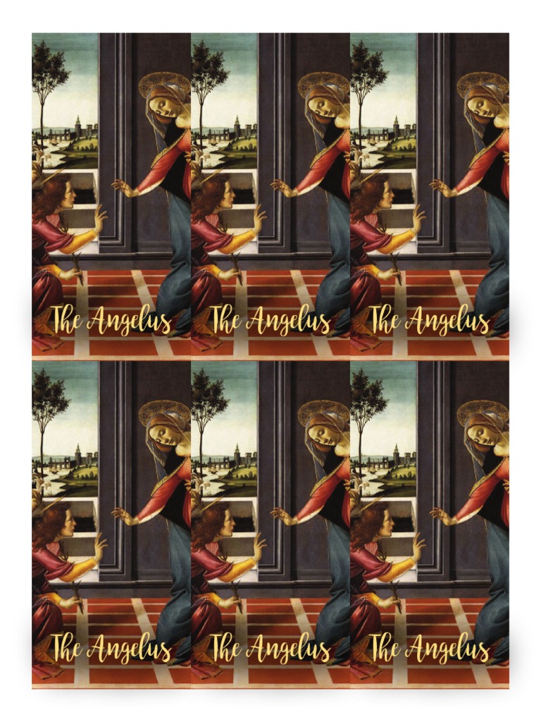 Angelus Prayer Cards | PDF | Mary, Mother Of Jesus | Christian Belief ...