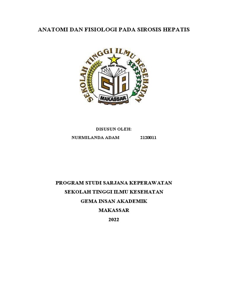 Anatomi Dan Fisiologi Pada Sirosis Hepatis | PDF