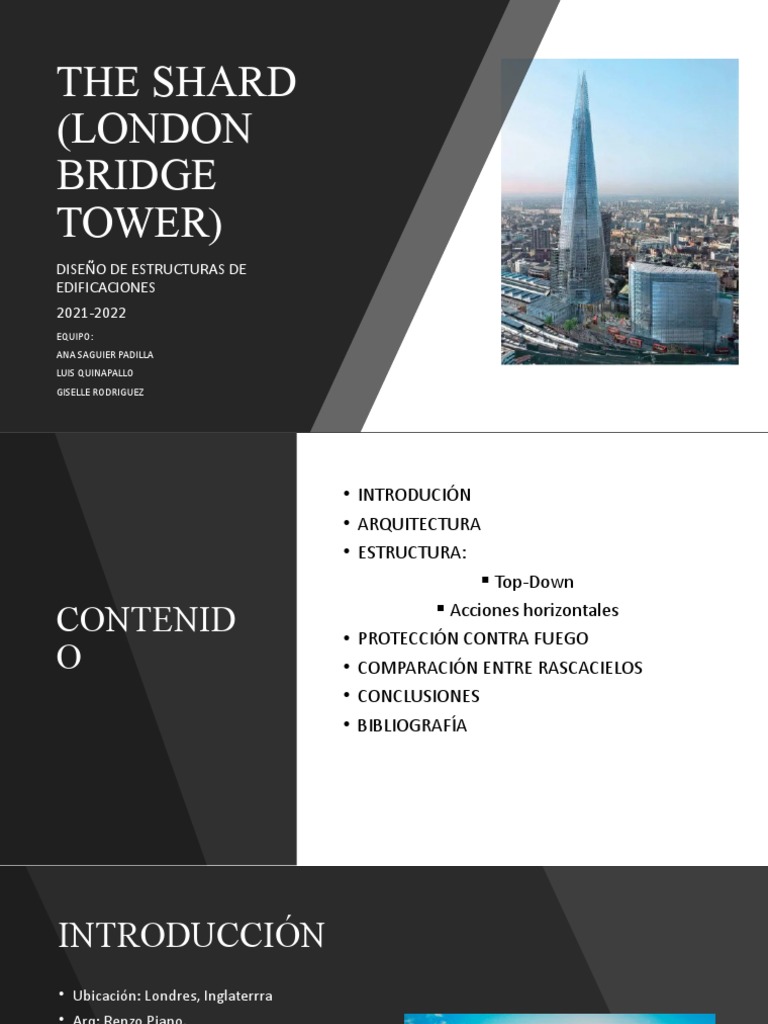 The Shard Saguier Quinipallo Rodriguez | PDF | Sectores Economicos | Ingeniería estructural
