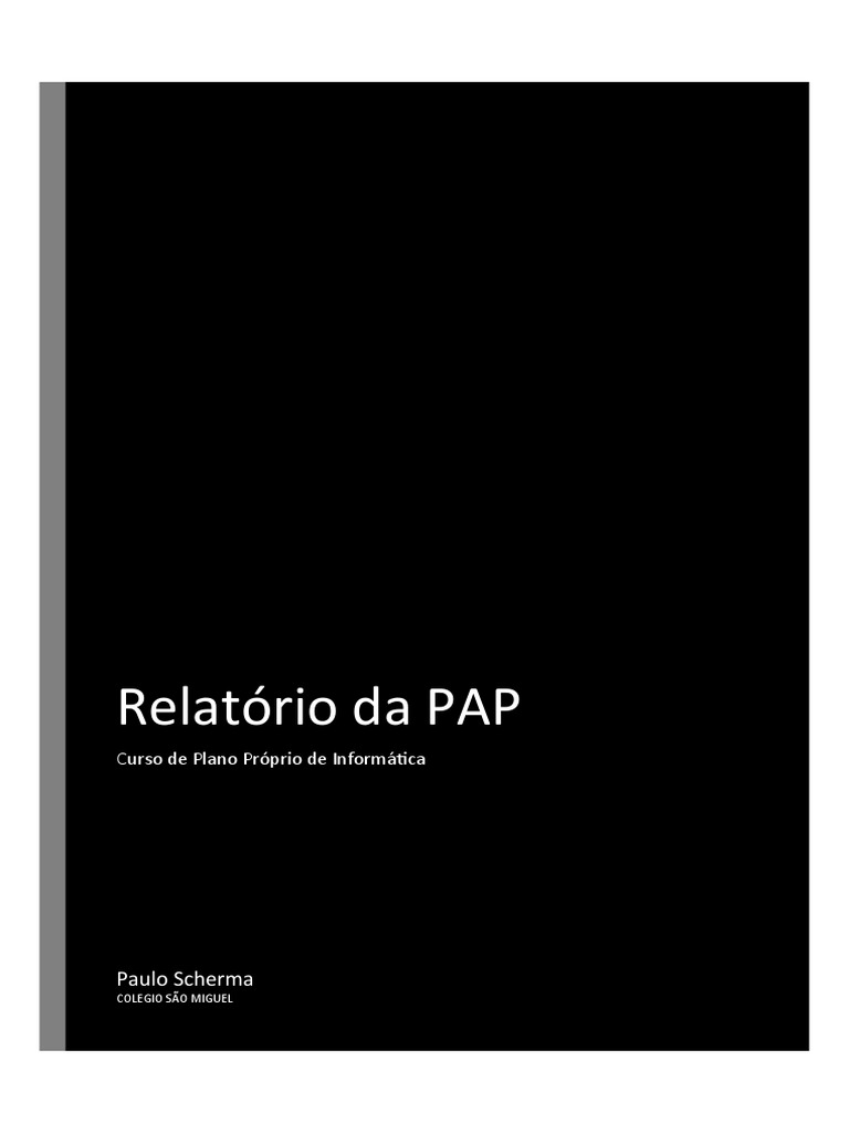 Relatório PAP | PDF | Unity | Linguagem de script
