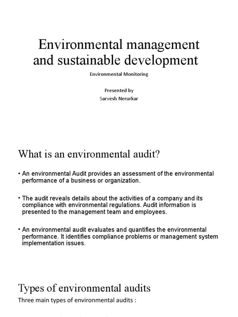 Env. Monitoring | PDF
