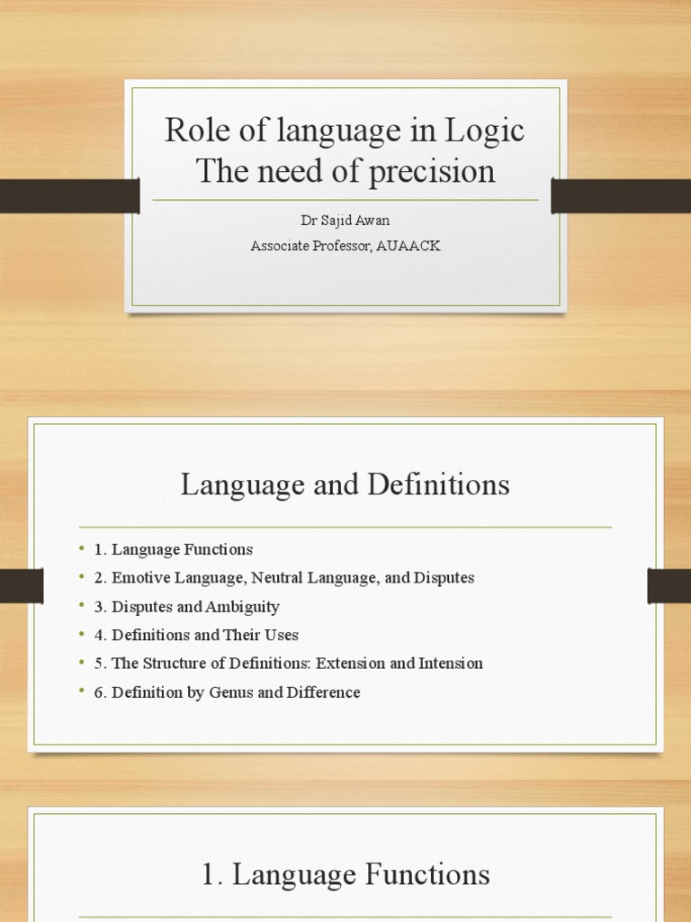 Discussion 5-Role of Language in Logic | PDF | Argument | Deductive Reasoning