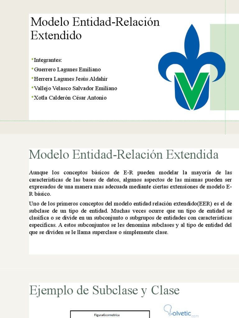 Modelo Entidad-Relacion Extendido | PDF | Informática