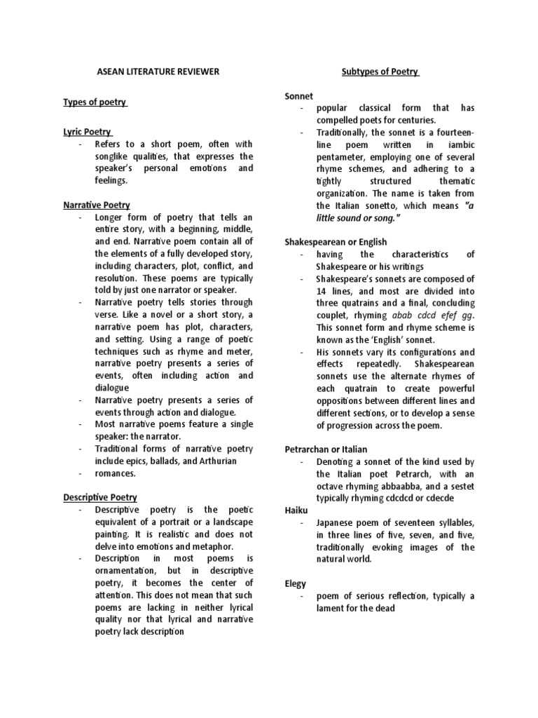 Asean Literature Reviewer | PDF | Poetry | Cambodia